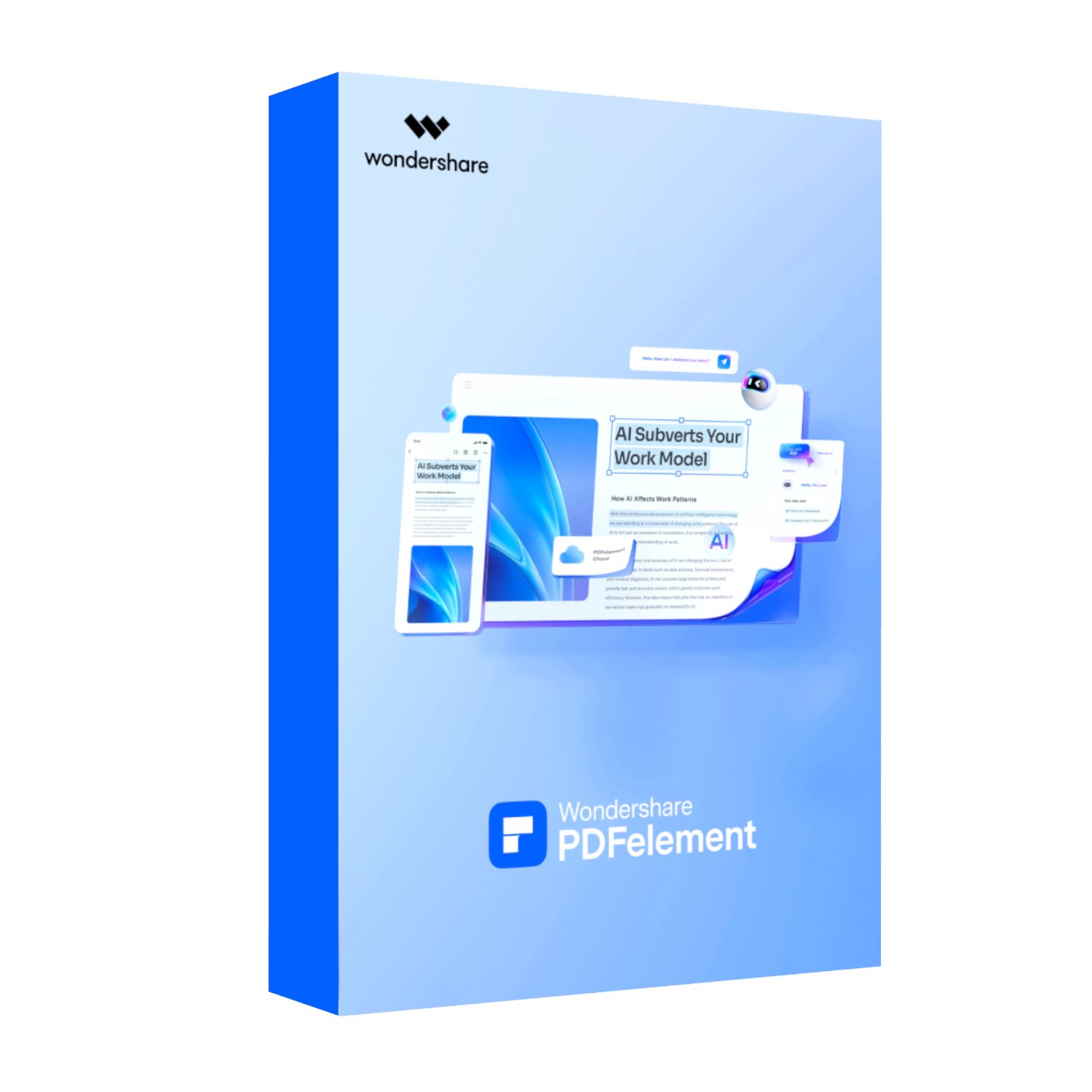 Wondershare PDFelement Professional AI Credits – 12000 uses (Annual License) – Blue Connect ...